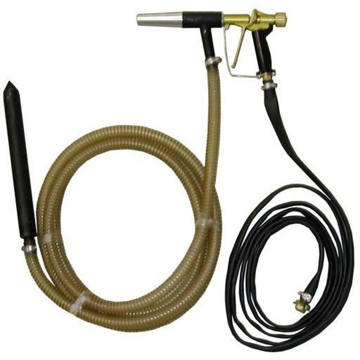 Power Gun w/ hoses less hopper/cart, 16 ft hose | Clemtex